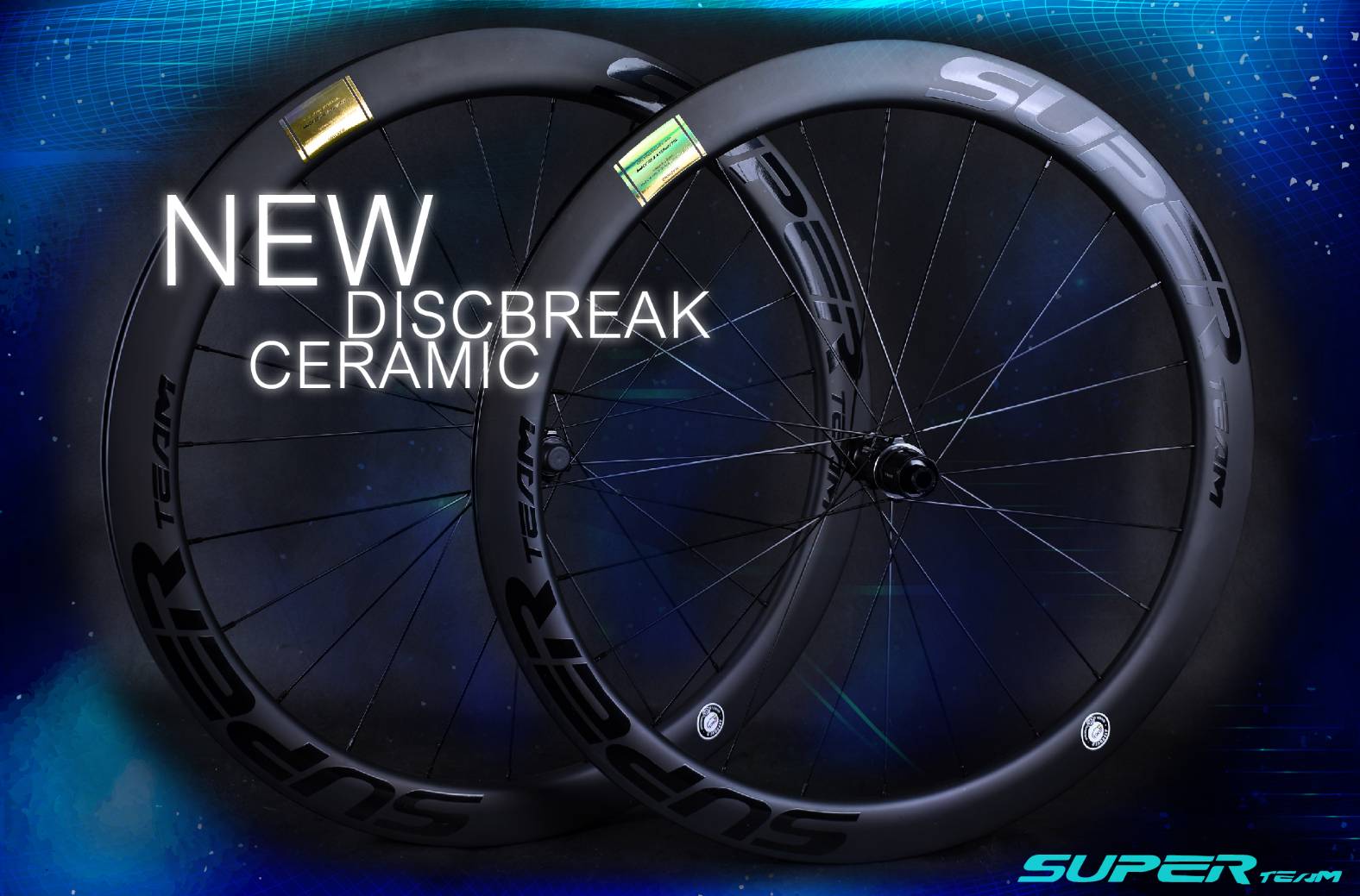 ล้อคาร์บอนดิสเบรค SuperTeam Power Curve Disc Break Ceramic
