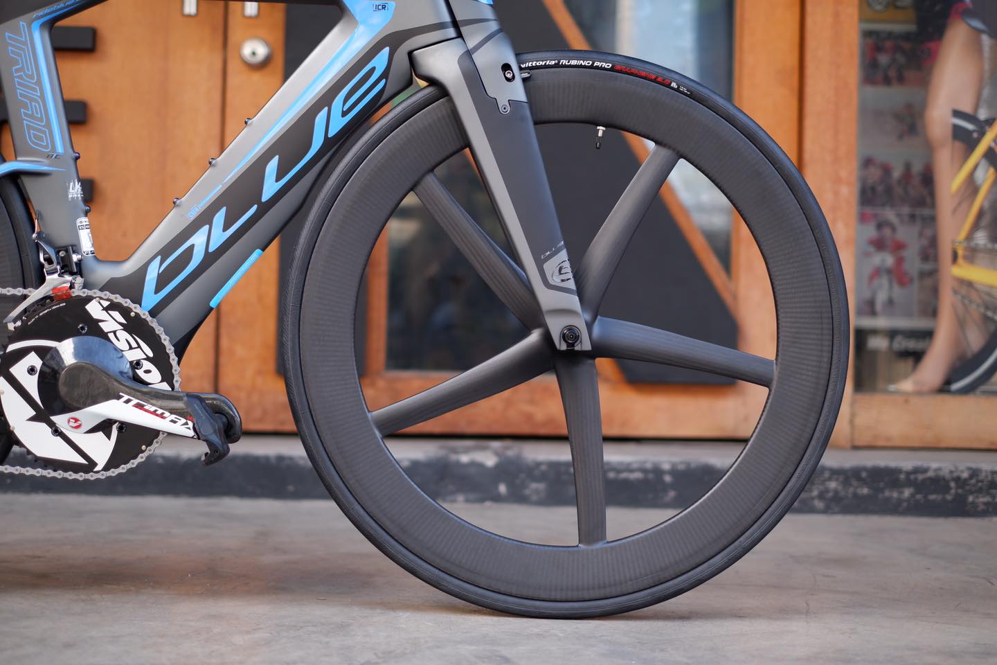 700C FULL CARBON Carbon 5 Starfish Spokes 5 Wheels