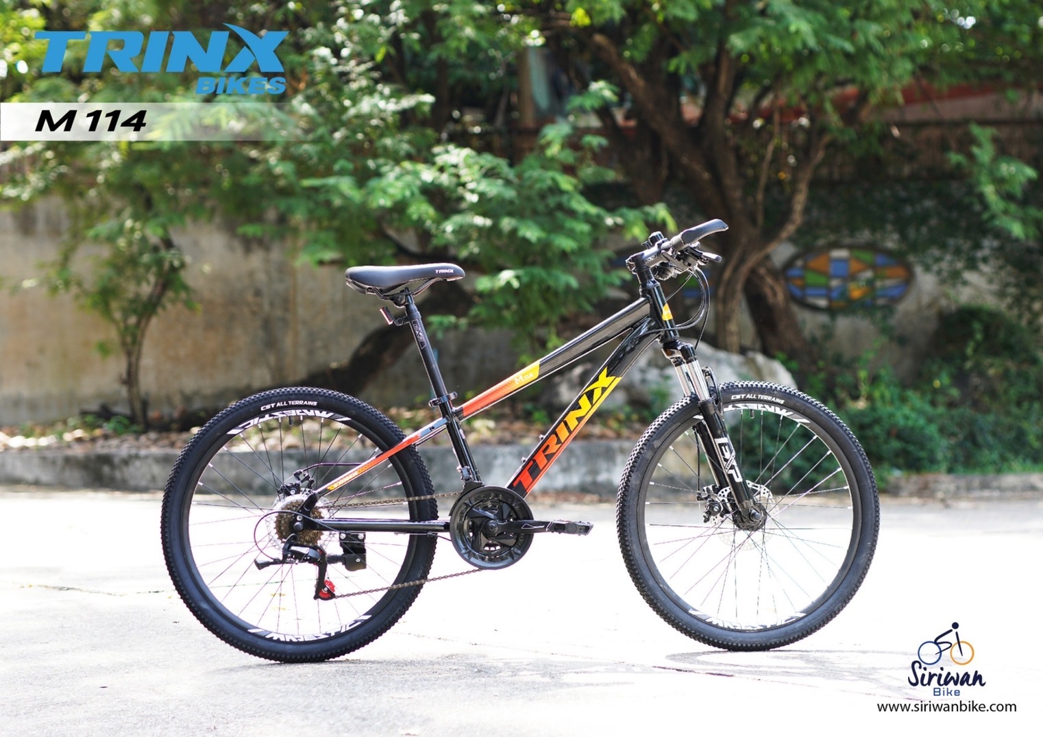 Trinx M114 เสือภูเขาเฟรมอลูล้อ 24 นิ้ว