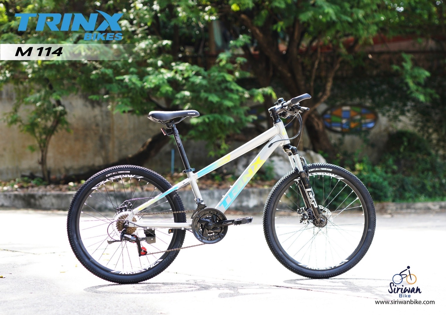 Trinx M114 เสือภูเขาเฟรมอลูล้อ 24 นิ้ว