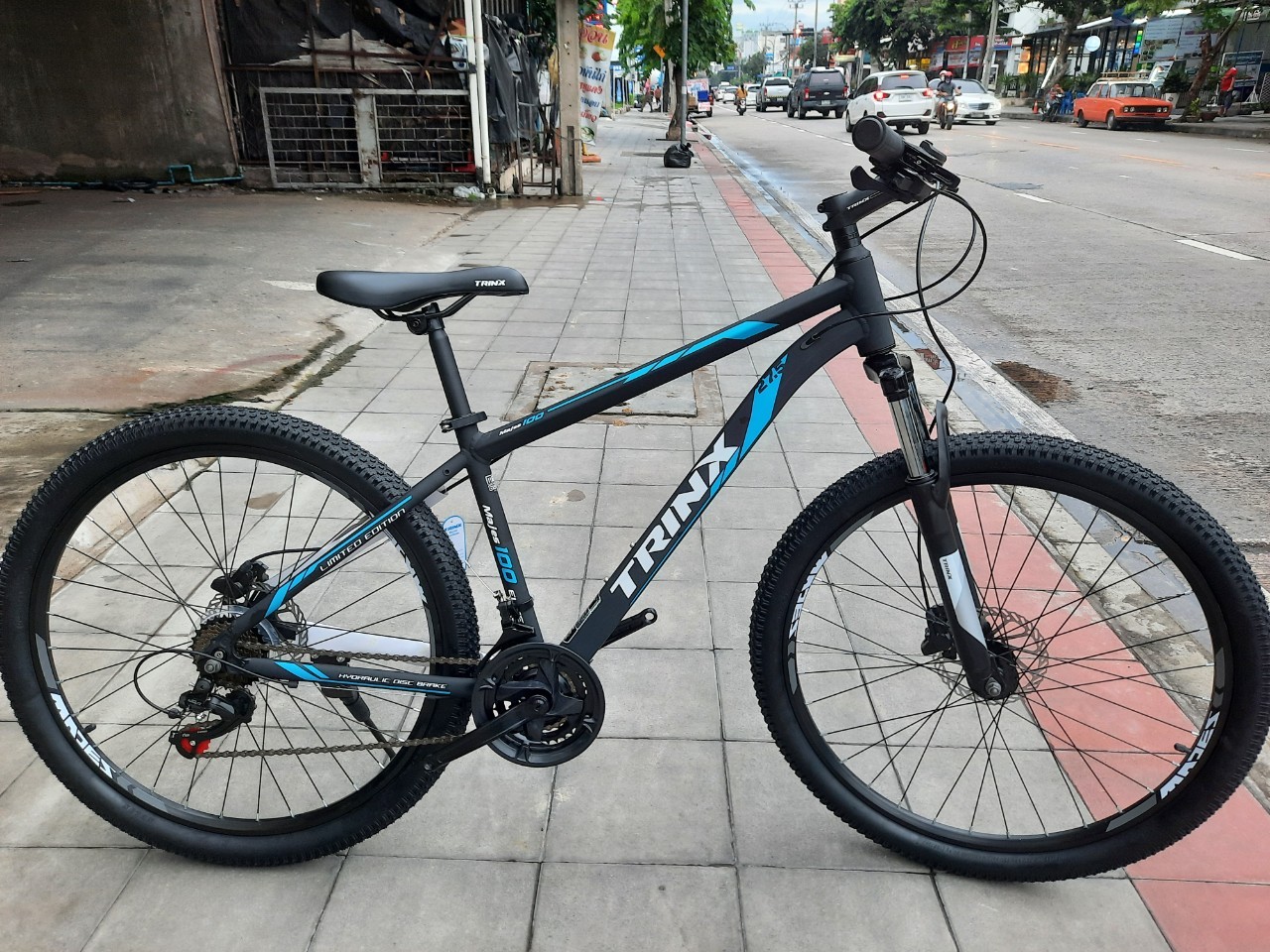 จักรยานเสือภูเขา TRINX M100E เฟรมอลูซ่อนสาย ล้อ 27.5" Shimano 21 สปีด