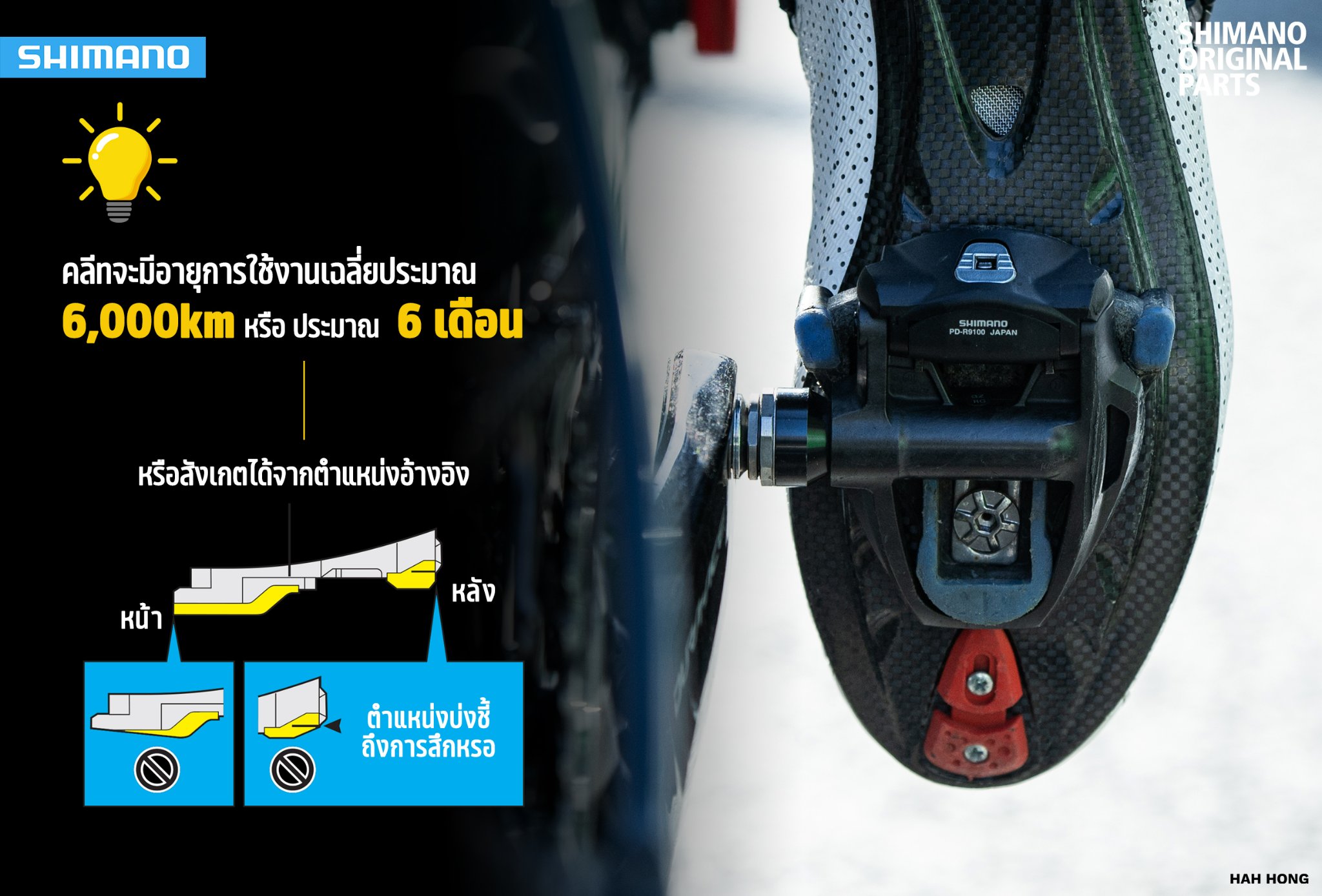 คลีทพื้นรองเท้าปั่นจักรยานshimano spd sl cleat set