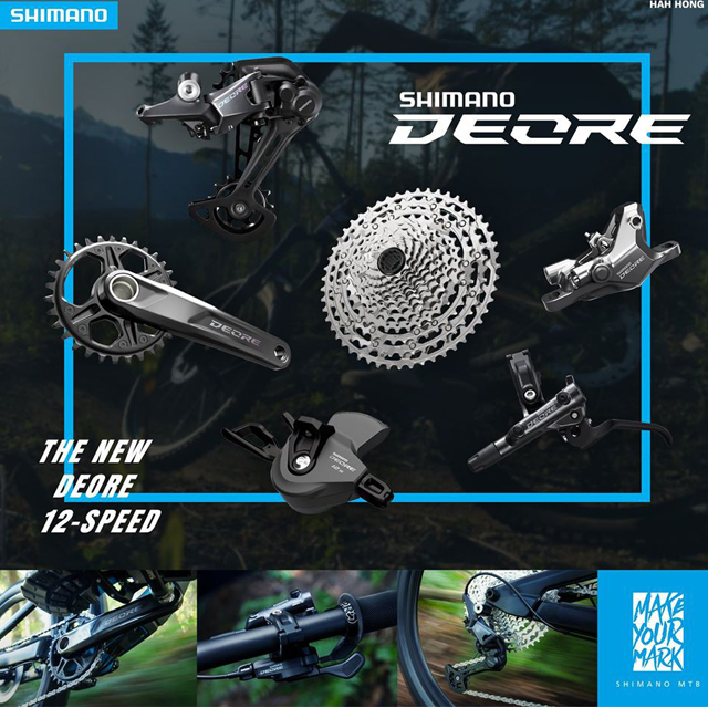 ใหม่! กรุ๊ปเซ็ต SHIMANO DEORE 12 SPEEDS, SL-M6100